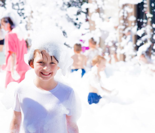 Family Foam Party | Away Resorts