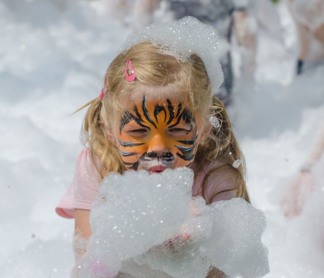 Family Foam Party | Away Resorts