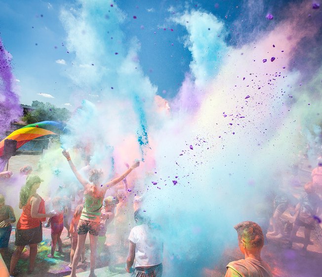 Colour Throw | Celebrate Colour throw with us | Away Resorts