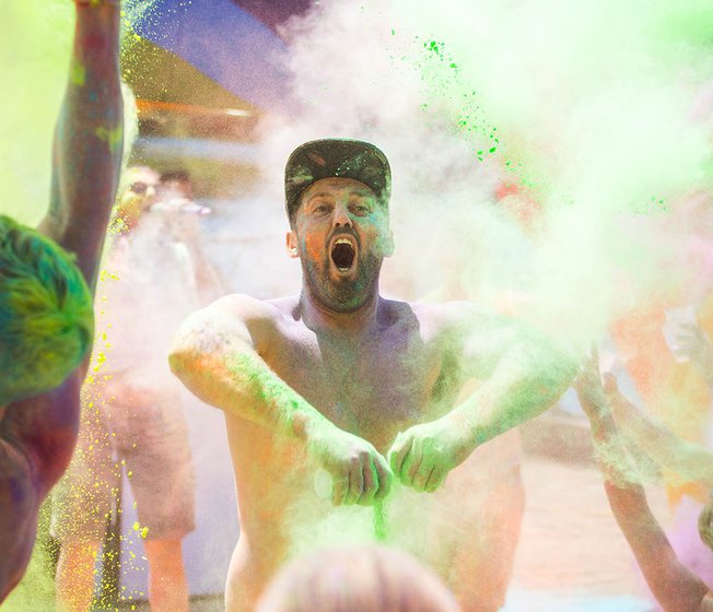 Colour Throw | Celebrate Colour throw with us | Away Resorts