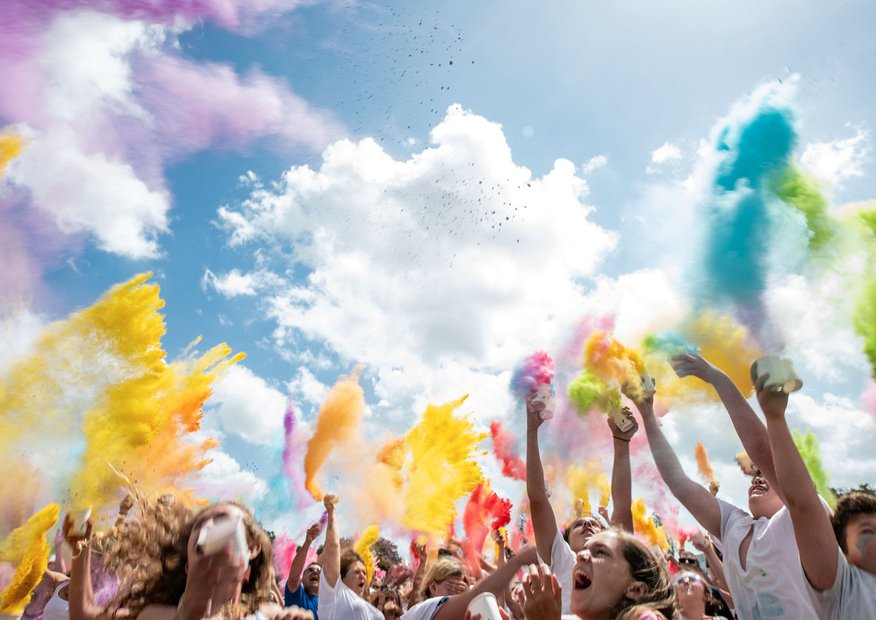 Colour Throw | Celebrate Colour throw with us | Away Resorts