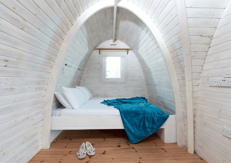Camping Pods at St Ives Bay in Cornwall