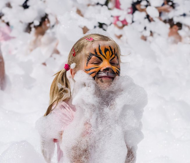 Family Foam Party | Away Resorts